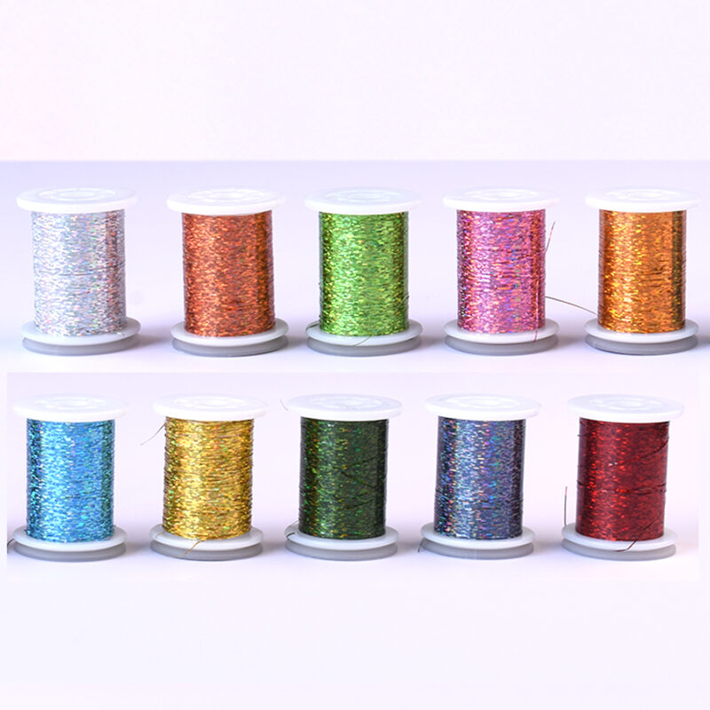 Perdigon Micro Glint Holographic Flat Tinsel | 150D – REEL Fly Fishing